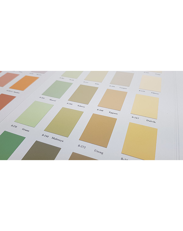 Kleurenkaart voor kalkverf en kalkpleister Archikal 900 - 100 kleuren ...